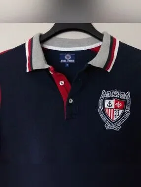 Paul Parker | Shirts | Paul Parker 982 Sailing Team Slim Fit Crest Logo ...
